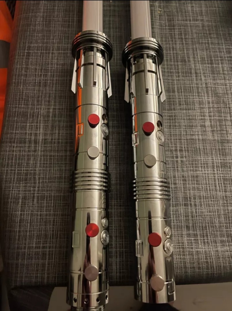 Darth Maul V2 Lightsaber smooth swing star wars, Hobbies & Toys, Toys ...