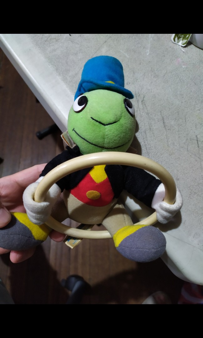 Disney Pinocchio Jiminy Cricket stuffed toy, Hobbies & Toys, Toys ...