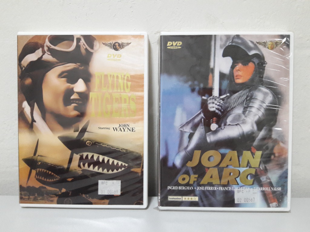 Classic Movie DVD - Flying Tigers, Joan of Arc, Hobbies & Toys, Music ...
