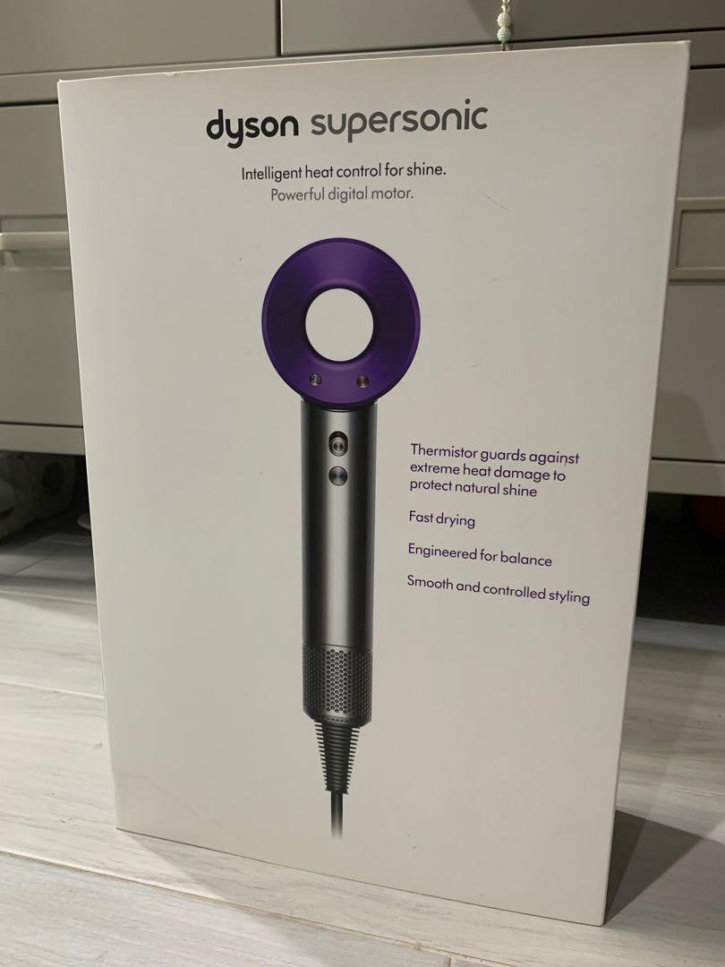 Dyson Supersonic Hair Dryer (Black/Purple), Beauty & Personal Care ...