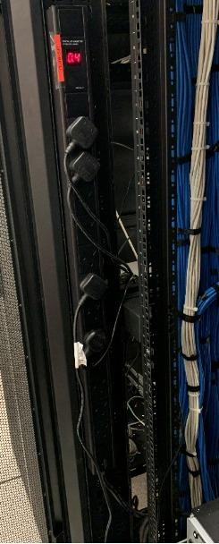 Emerson PDU with digital amp meter and 12 outlet, Computers & Tech ...