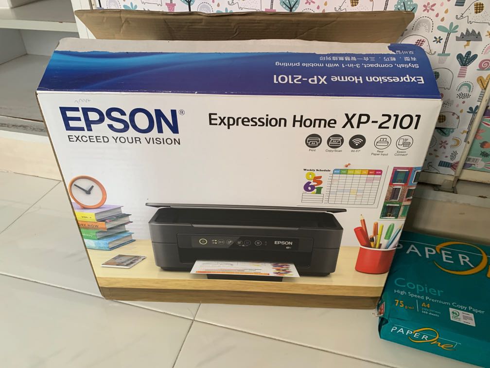 Epson printer XP-2101, Computers & Tech, Printers, Scanners & Copiers ...