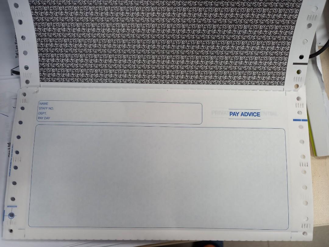 Forms - 3 ply mailset pay advice forms, Computers & Tech, Printers ...