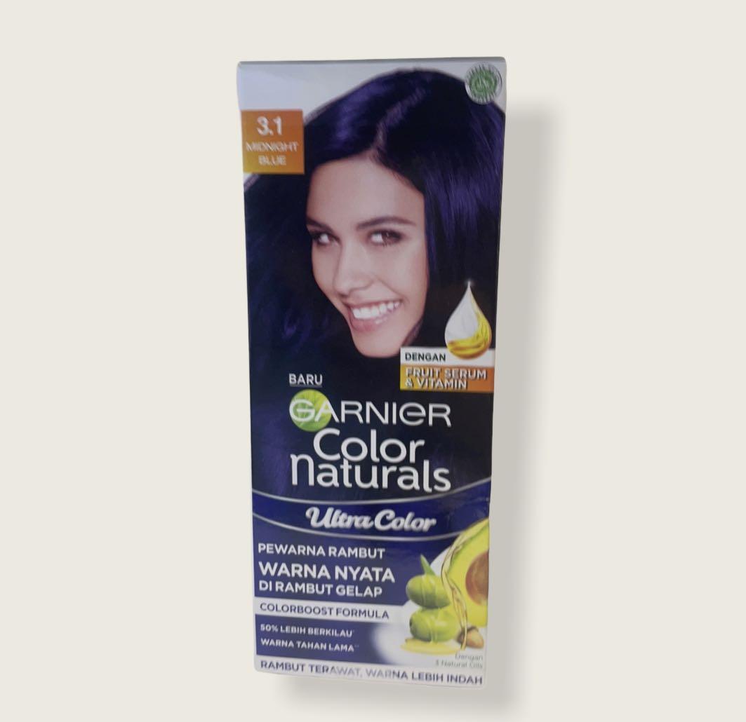 Garnier Color Naturals Hair Dye Midnight Blue, Beauty & Personal Care ...