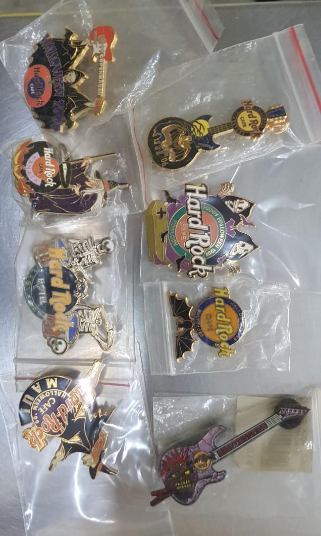 Hardrock cafe pins, Hobbies & Toys, Memorabilia & Collectibles, Fan ...