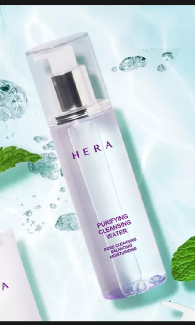 HERA purifying cleansing water, Beauty & Personal Care, Face, Makeup on ...