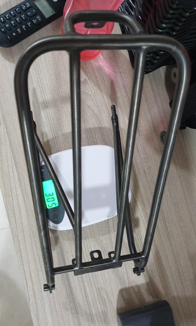 H&H Brompton Titanium Rear Rack. (Black), Sports Equipment, Bicycles ...