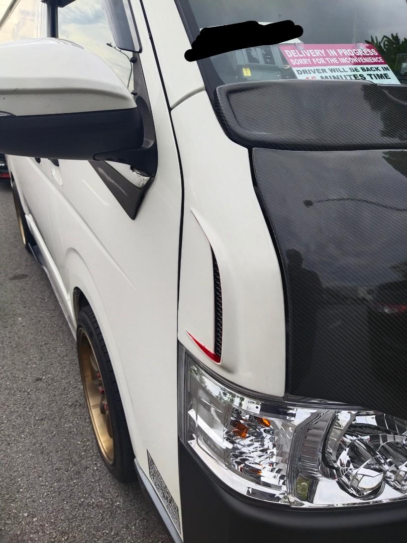 Hiace front n rear corner panels, Car Accessories, Accessories on Carousell
