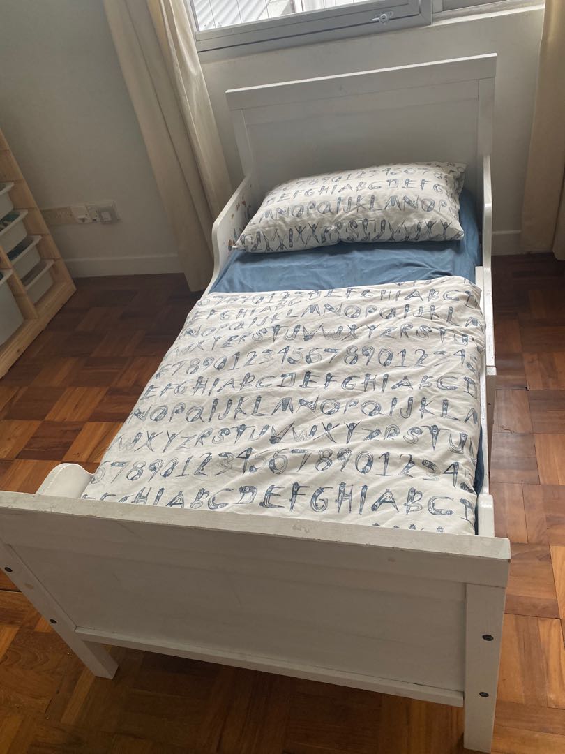 IKEA Sundvik kids bed and mattress, Furniture & Home Living, Furniture ...