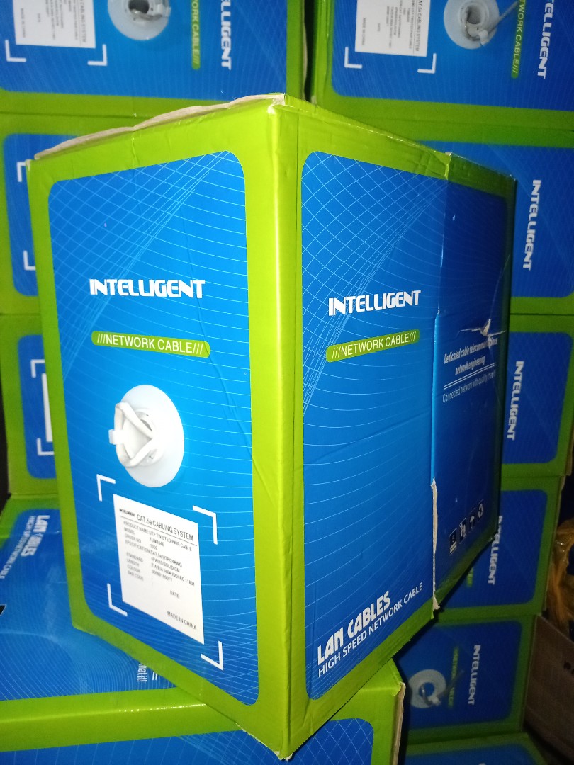 Intelligent Cat5e | Cat6e UTP Ethernet Cable Indoor CCA 100M | 305M ...