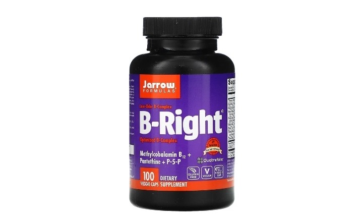 JARROW 健康保健品 B-Right 特優維他命B群， 100 粒素食膠囊, 健康及營養食用品, 健康補充品, 健康補充品 - 維他命及 ...