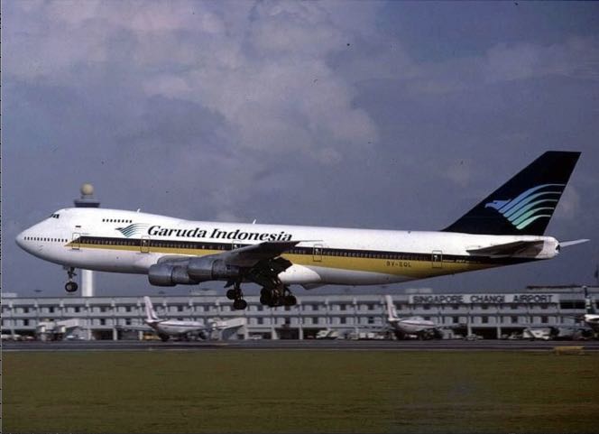 JC Wings Singapore Airlines Boeing B747-200 ‘Garuda Indonesia Hybrid ...