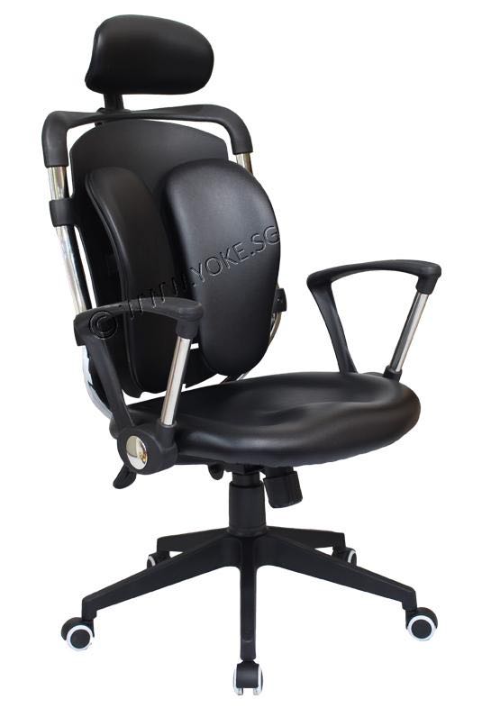 Korean Design Ergonomic Chair (Leather), Furniture & Home Living ...