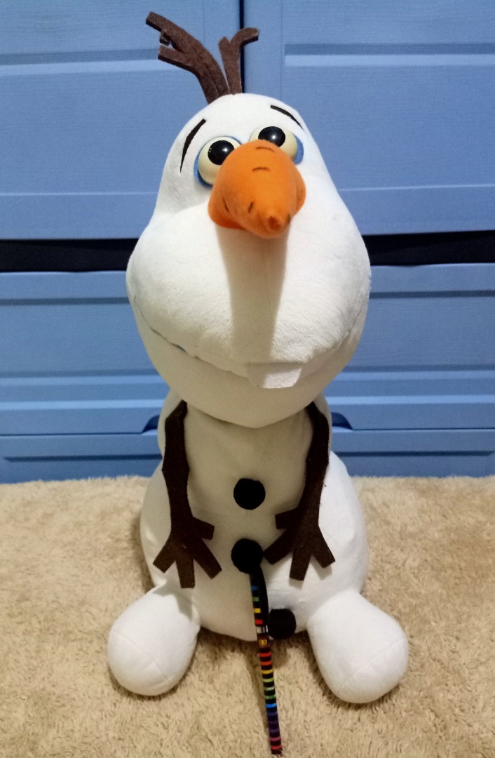 LARGE SIZE OLAF FROM FROZEN (21 inches), Hobbies & Toys, Toys & Games ...