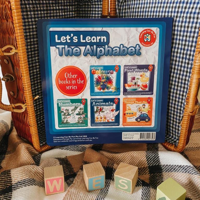 Let's Learn Alphabet Board Book, Hobbies & Toys, Books & Magazines ...