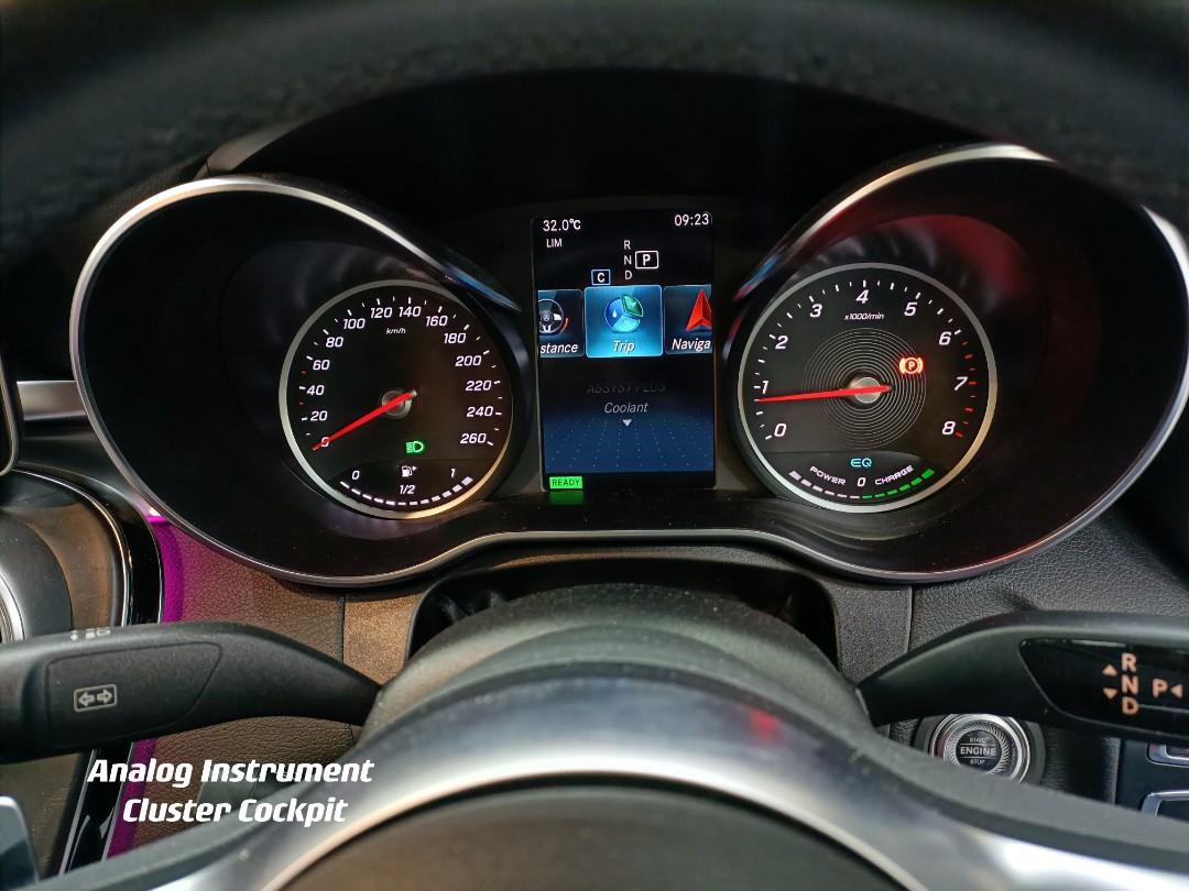 Mercedes Benz w205 809 Digital Instrument Cluster Cockpit, Car ...