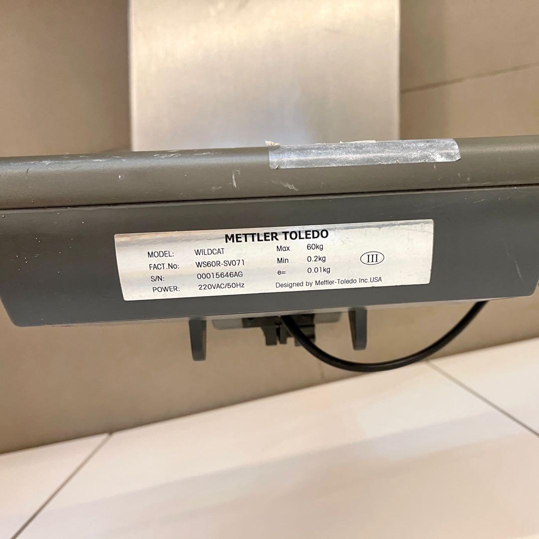 Mettler Toledo Wildcat WS60VR Weighing Scale, Health & Nutrition ...