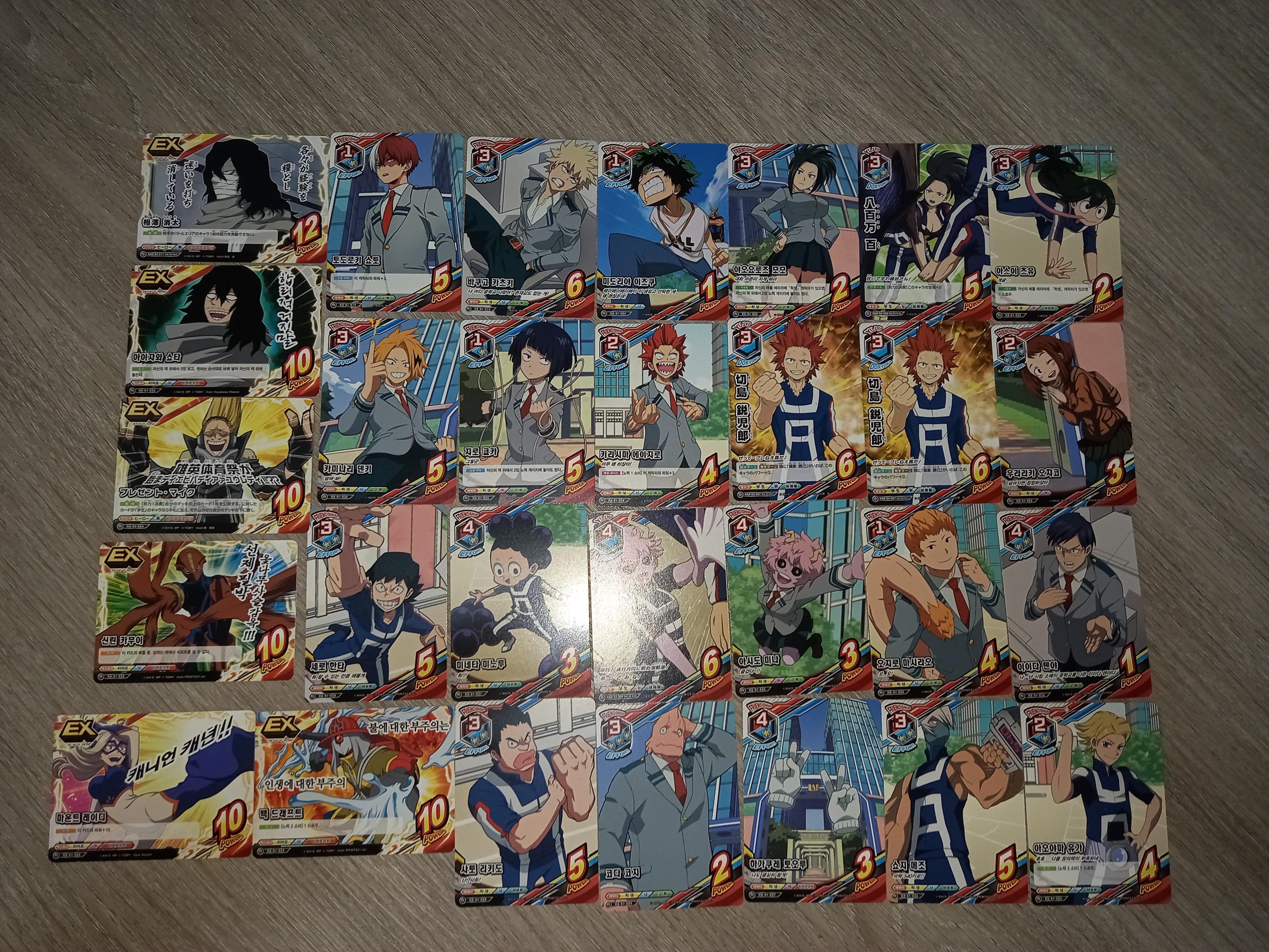 My hero academia mha bnha tag cards bakugo todoroki aizawa, Hobbies ...