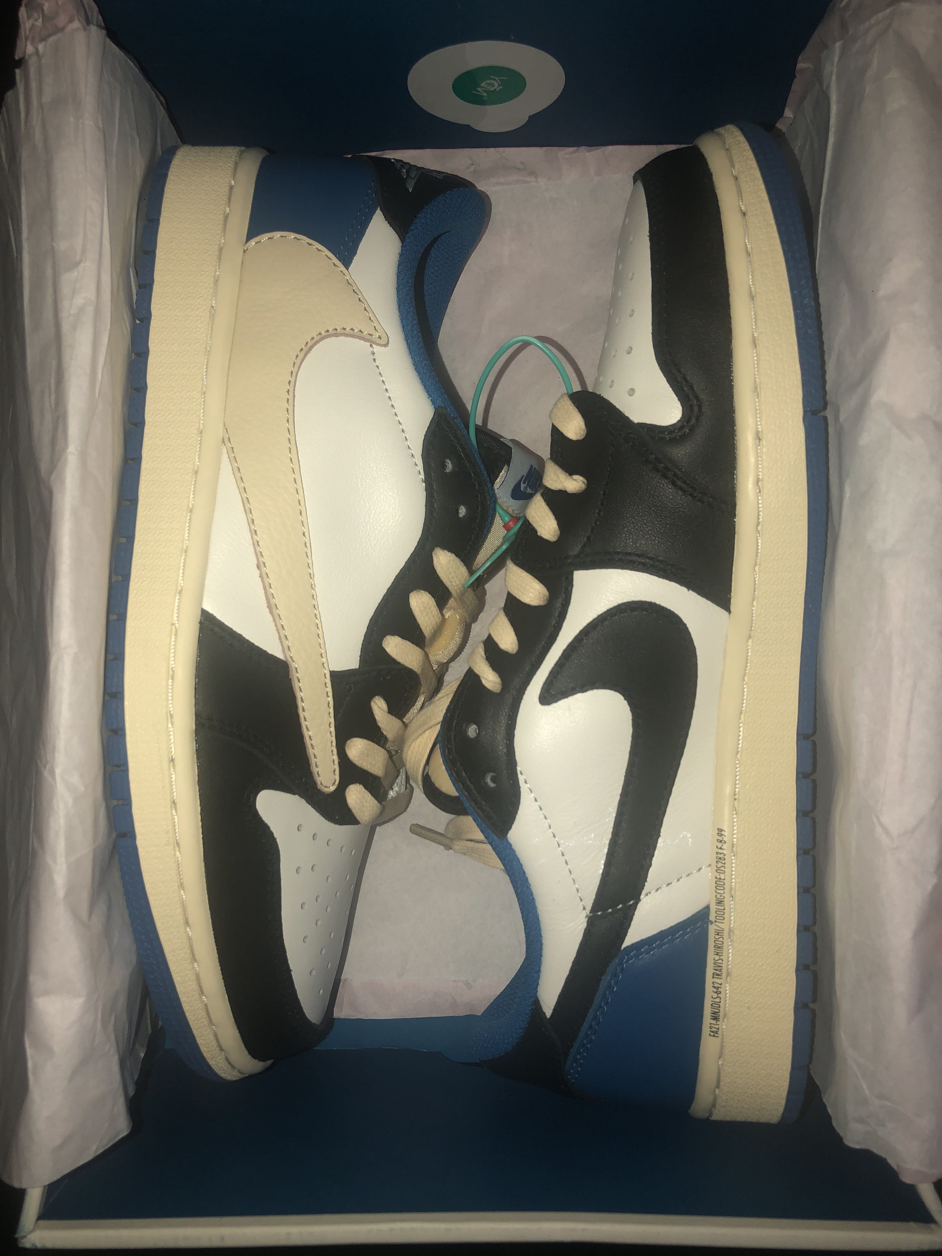 Nike AJ1 Low Travis Scott Fragment, Men's Fashion, Footwear, Sneakers ...