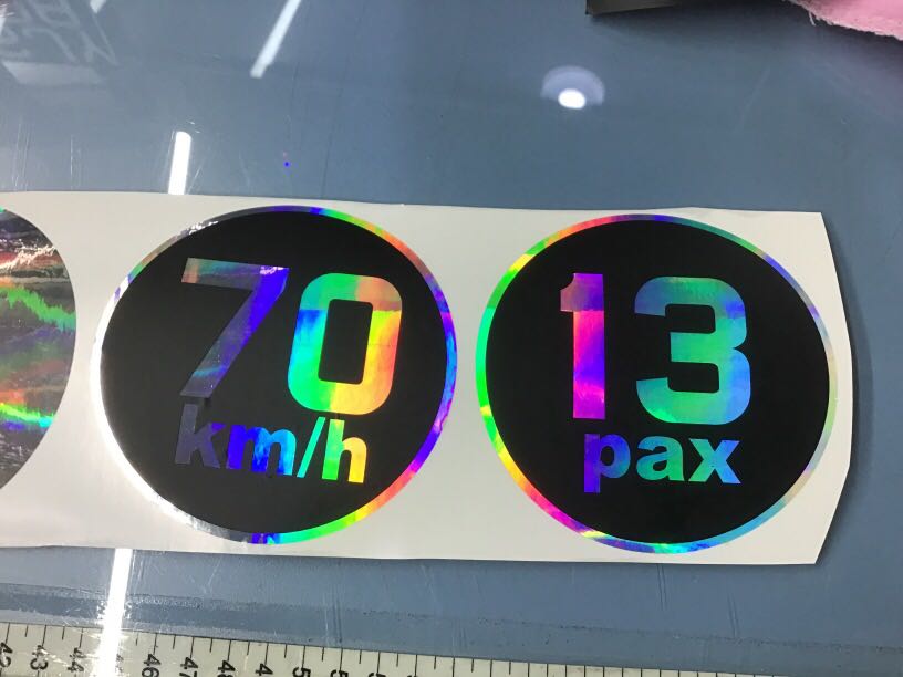 Number plate / pax sticker, Car Accessories, Accessories on Carousell