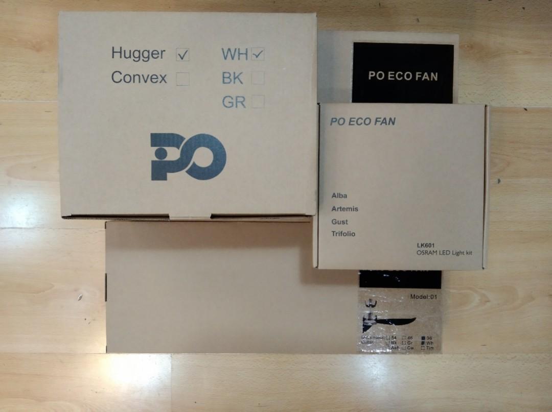 PO Gust Ceiling Fan 38 inch, Furniture & Home Living, Lighting & Fans ...