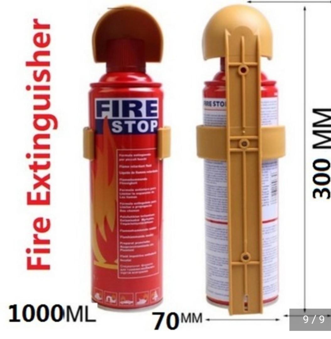 Portable fire stop extinguisher (500ml & 1000ml) Bundle Deal, Car ...
