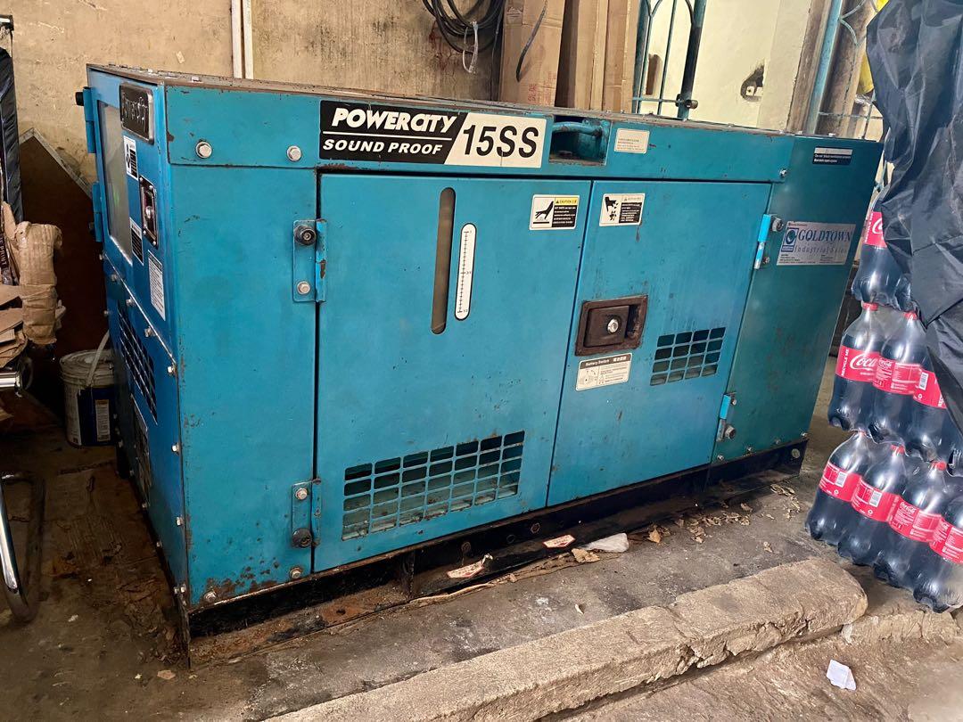 PowerCity 15KVA Single phase Diesel Generator, Commercial & Industrial ...