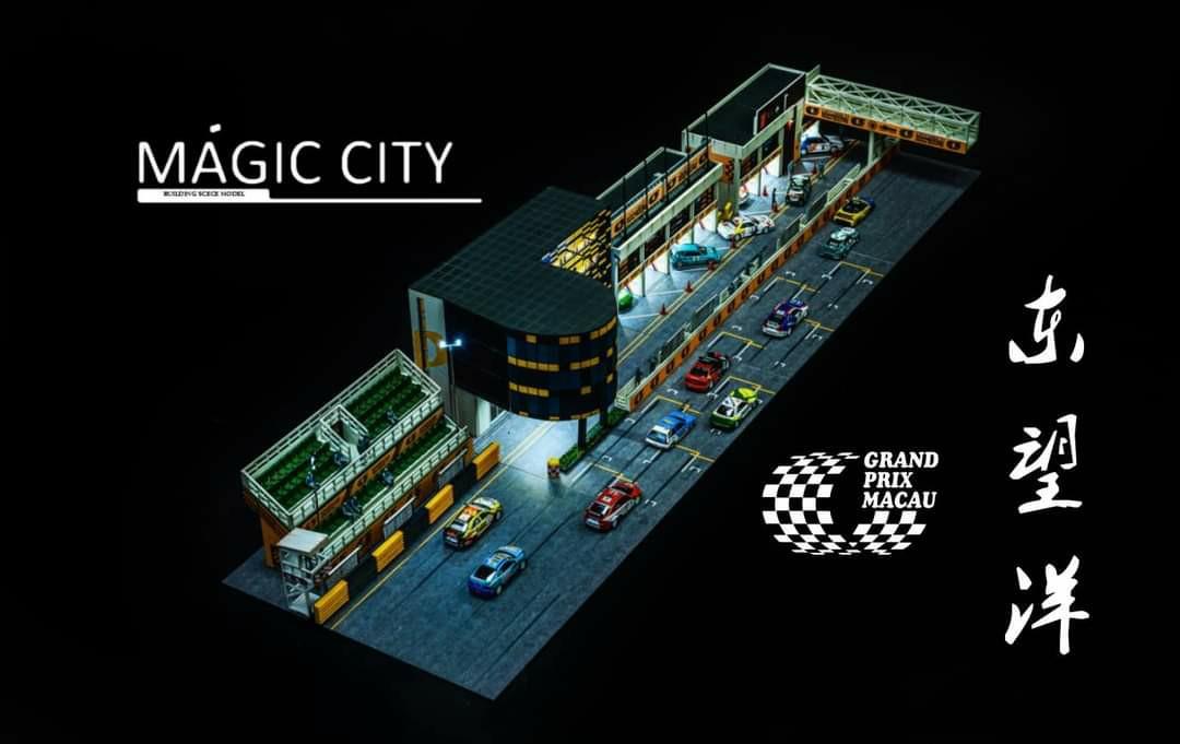 Pre-order 預訂 Magic City 1:64 Macau Guia Circuit GP dioramas #1/2/3/4 ...