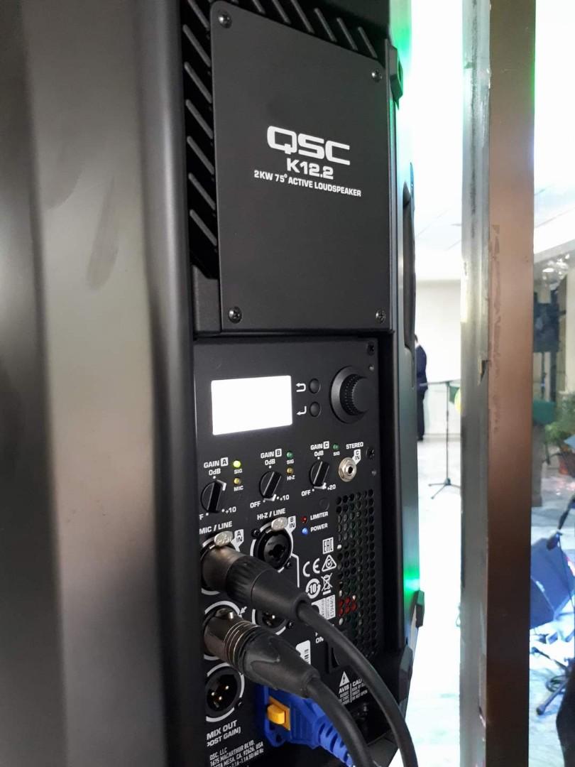 Qsc k12. 2 speakers, Audio, Soundbars, Speakers & Amplifiers on Carousell