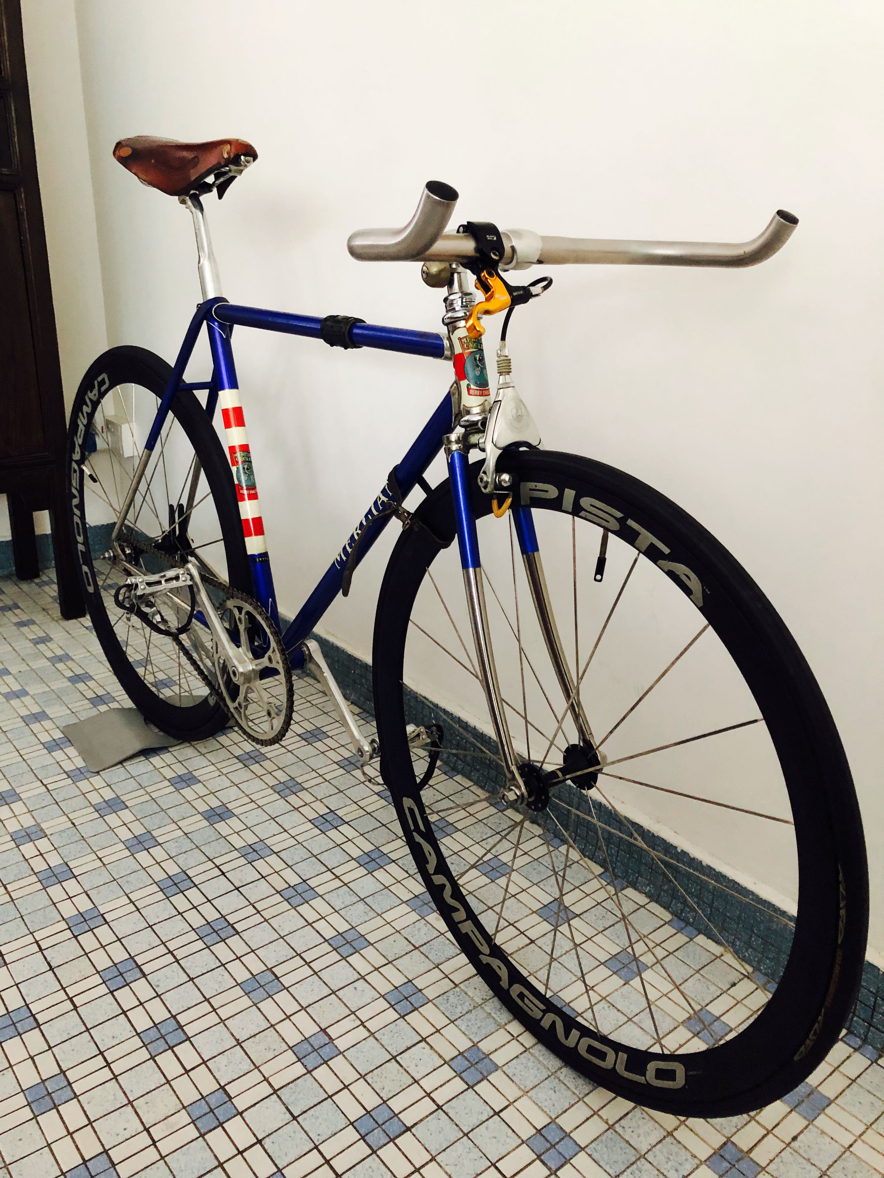 Customise Rare vintage 1976 Mercian Professional Model Pista fixed gear fixie, Sports Equipment ...