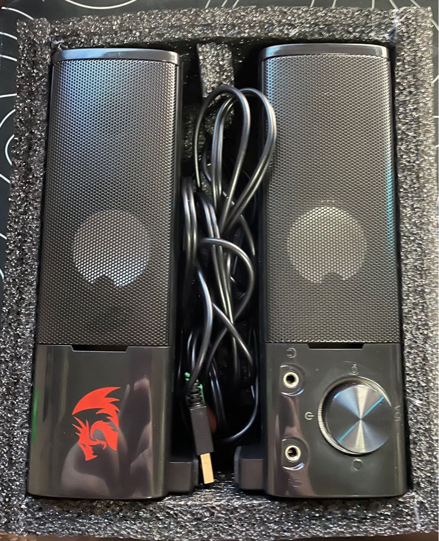 REDRAGON ORPHEUS STEREO GAMING SPEAKER/SOUNDBAR (GS550), Audio ...