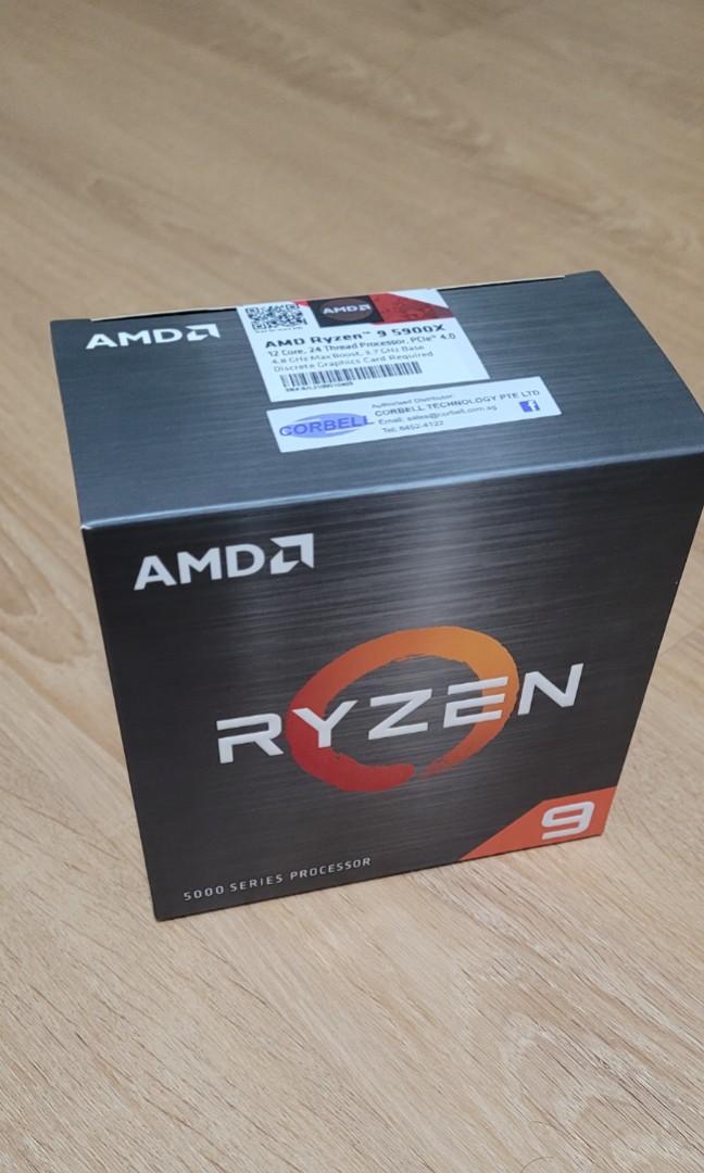 Ryzen 9 5900x (Corbell Local Set), Computers & Tech, Parts ...
