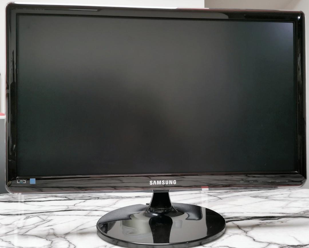 ⭐Samsung 24吋LED 顯示器 S24A350H Monitor⭐, 電腦＆科技, 電腦周邊及配件, 電子屏幕 - Carousell