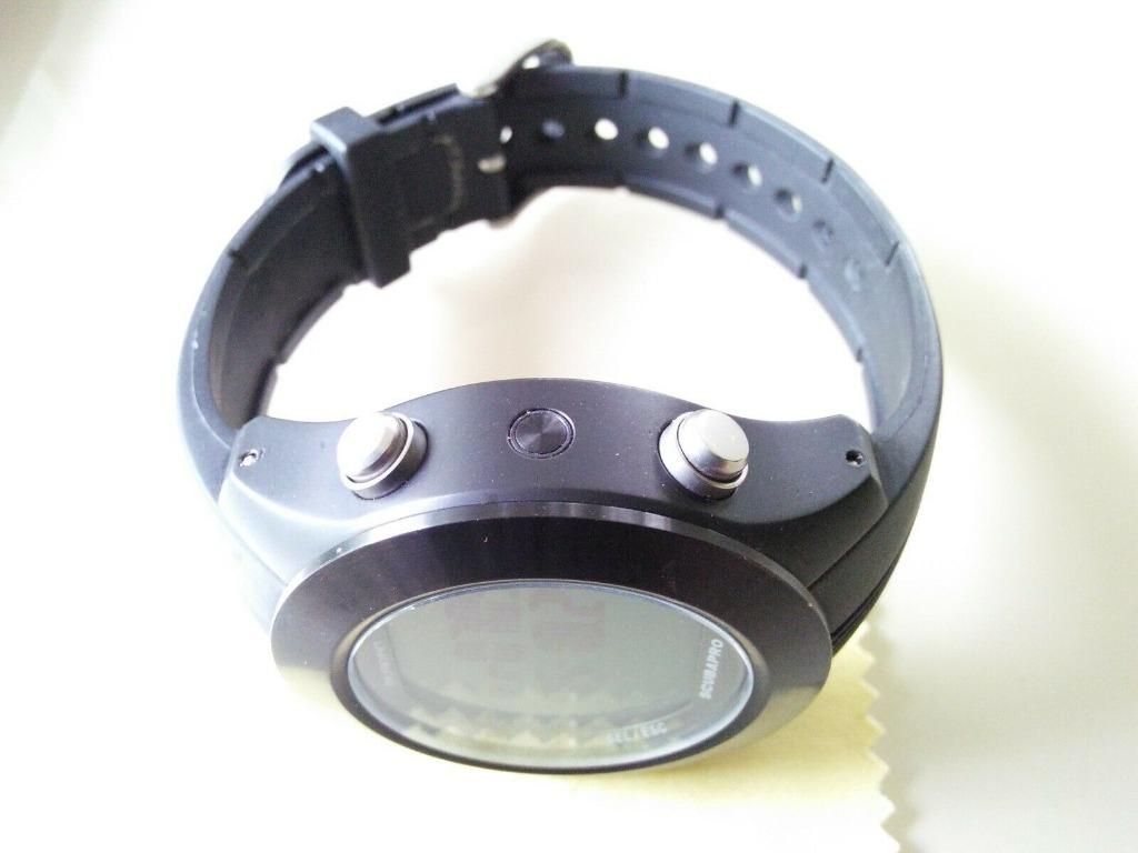 Scubapro Meridian Black Tech Computer Diver Watch Nitrox Multi-Gas Dive ...