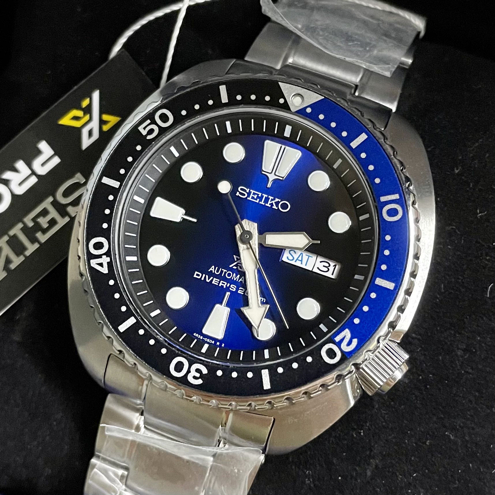 Seiko Batman Turtle Prospex Diver Watch SRPC25 SRPC25K1, Luxury ...