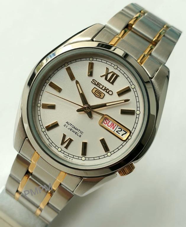 Seiko SNKL57K1 Automatic Genuine Seiko Watch Warranty 1 Year, Men's ...