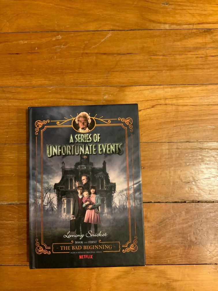 Hardcover Series of Unfortunate Events Books 1-3, Hobbies & Toys, Books ...