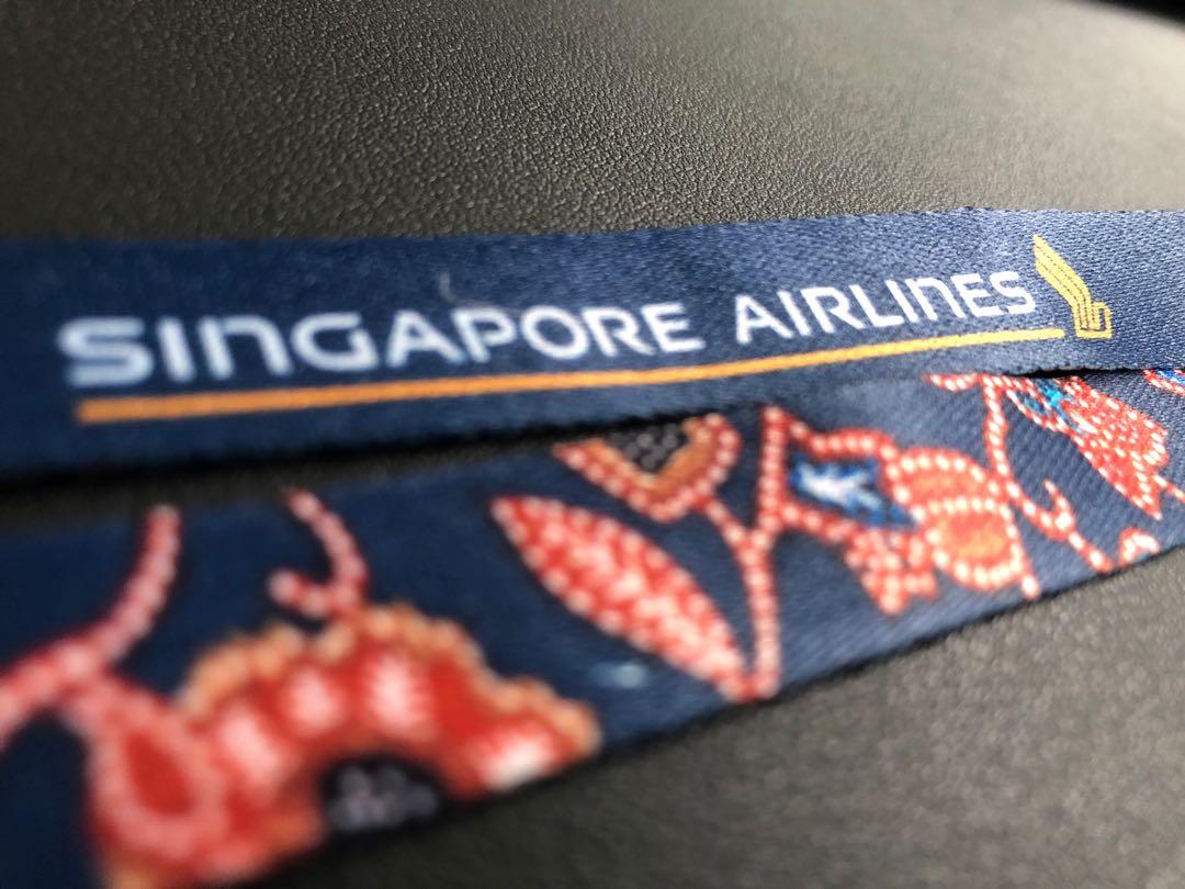 SIA Singapore Airlines Batik Lanyards, Full Set of 4, Hobbies & Toys ...