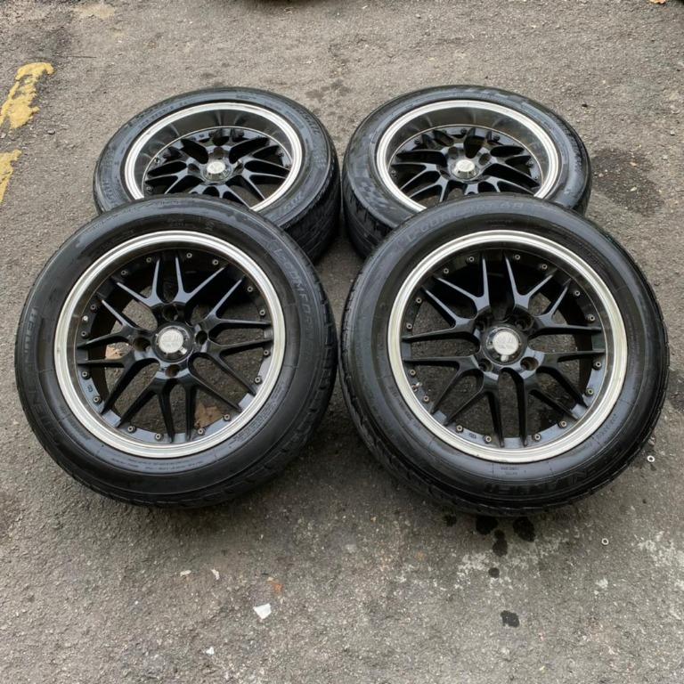 SS2 16 inch sport rim Persona tyre 70%, Auto Accessories on Carousell