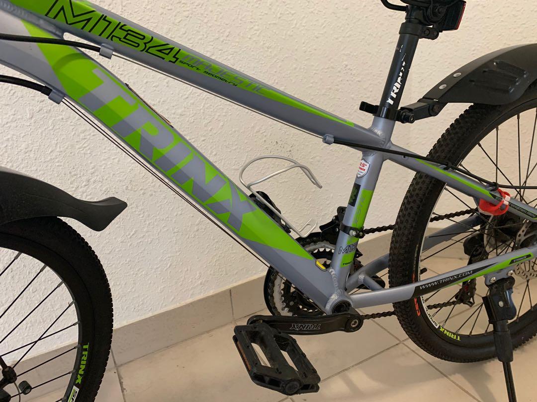 TRINX M134 山地單車 爬山單車 頭尾碟煞 前轆快拆, 運動產品, 單車及配件, 單車 - Carousell