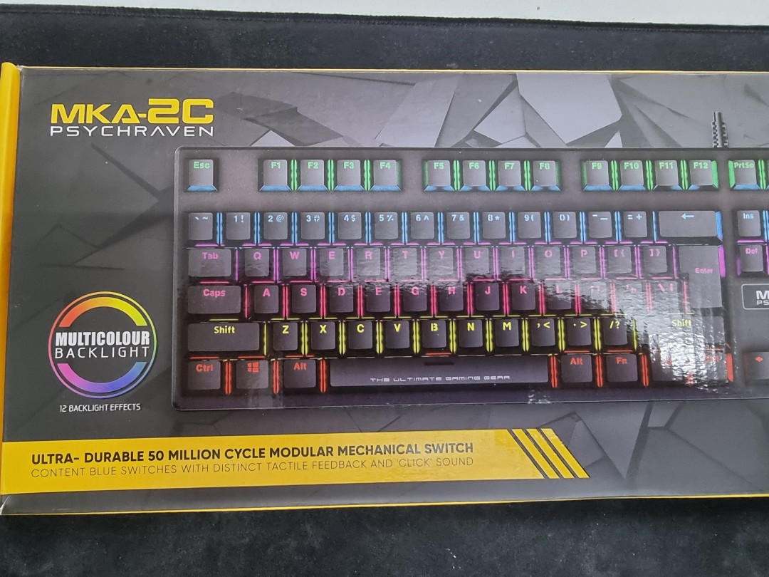 USB Mechanical Keyboard - Armaggeddon MKA-2C Psychraben, Computers ...