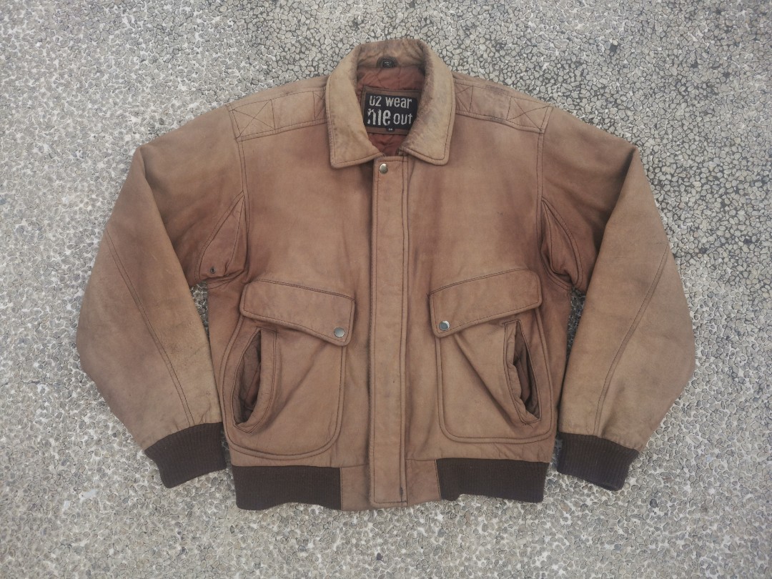 Vintage U2 Leather Jacket, Men's Fashion, Coats, Jackets and Outerwear ...