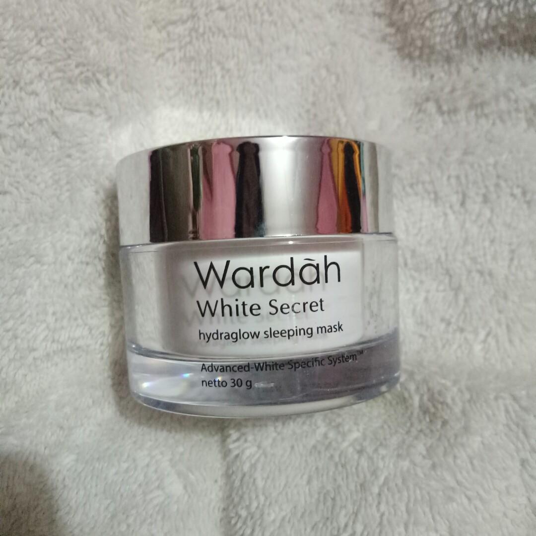 Wardah White Secret HydraGlow Sleeping Mask 30 g, Kesehatan ...