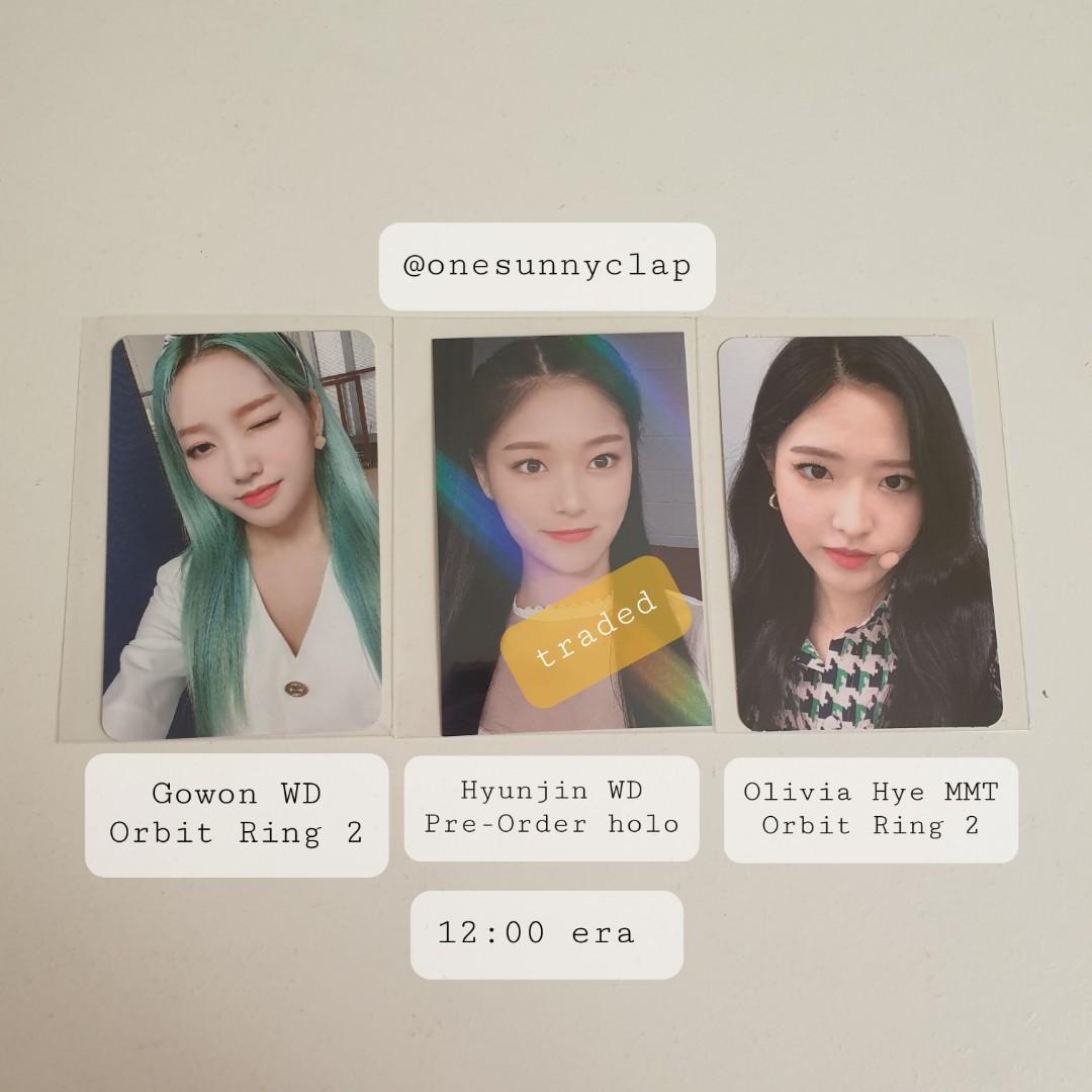WTT/NFS Loona 12:00 Era Pre Order Orbit Ring Photocards, Hobbies & Toys ...