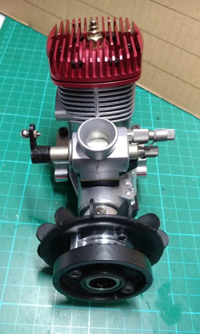 YS 91SR engine with Funtech muffler, Everything Else on Carousell