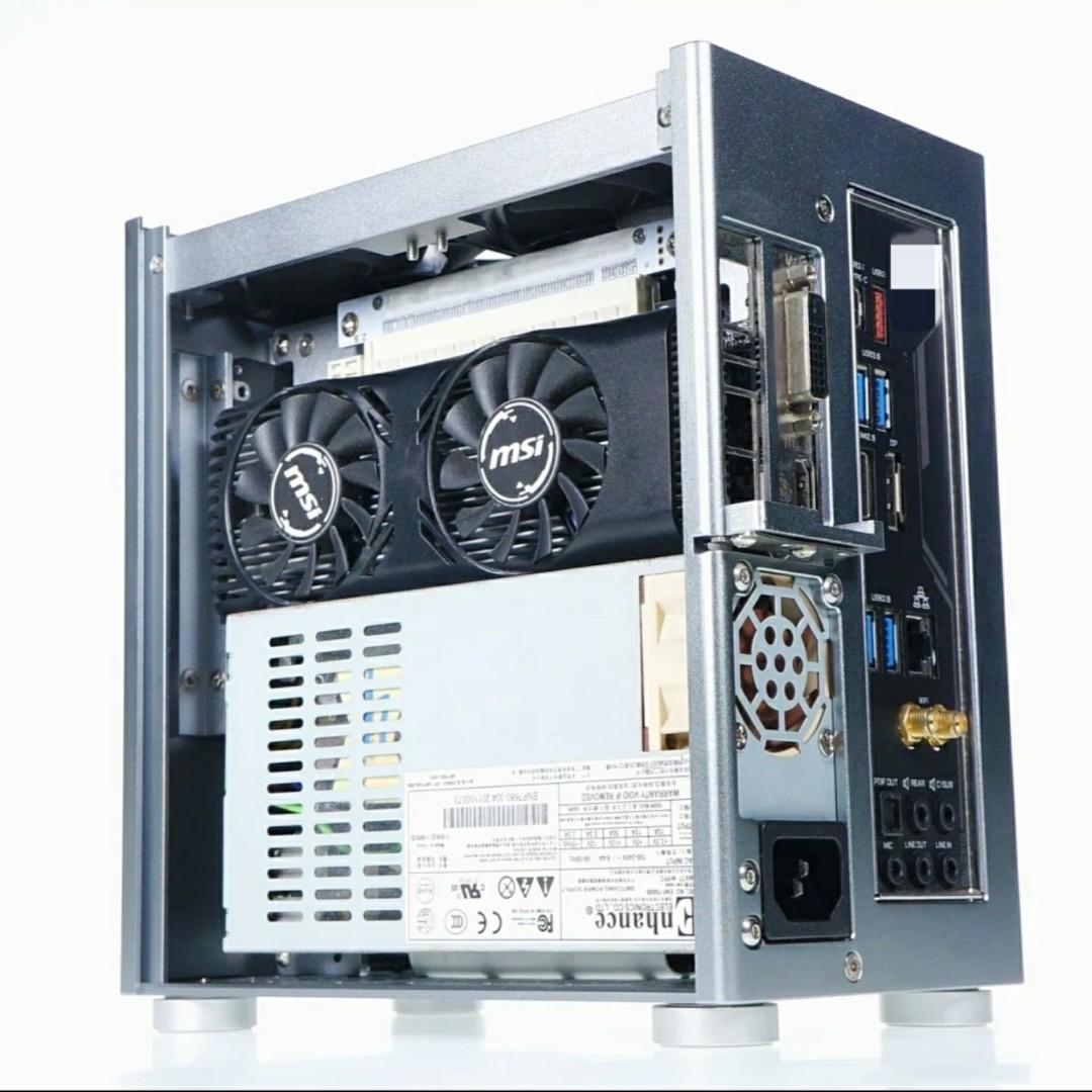 ZS A4-DC Version 3 Mini ITX CASE (Gray), Computers & Tech, Desktops on ...