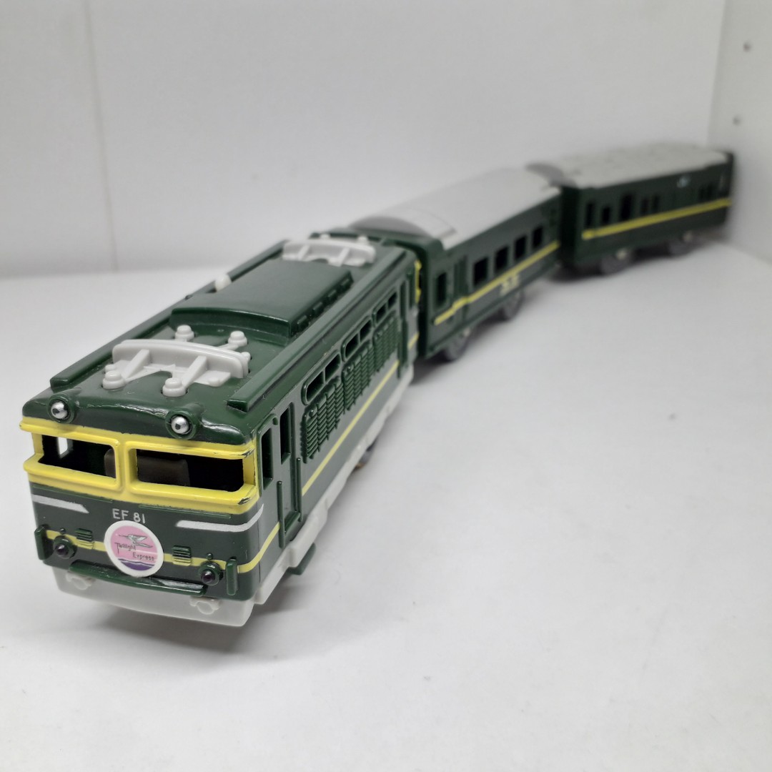 1520 中古 日版 停產Tomy電動 子彈火車 Plarail 東日本 新幹線EF81 寢台電車 JR車頭車尾車卡 一組共3卡 購自日本 ...