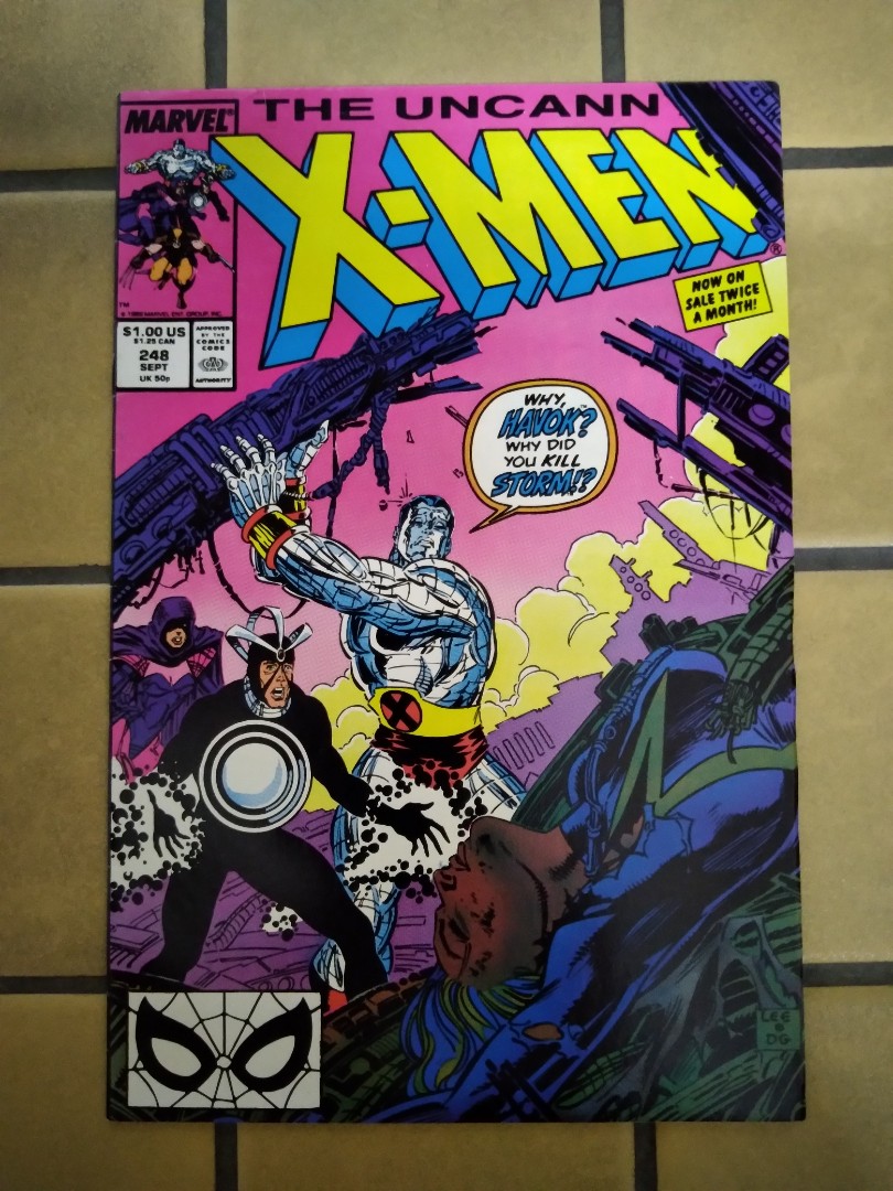 1st Jim Lee artwork on Xmen titles ( The Uncanny X-Men #248 ) Jim Lee ...