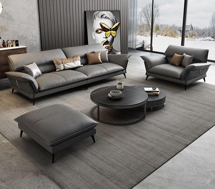 2 seater RUSSO Sofa in Water Repellent Leather-Aire Material WR8159 ...