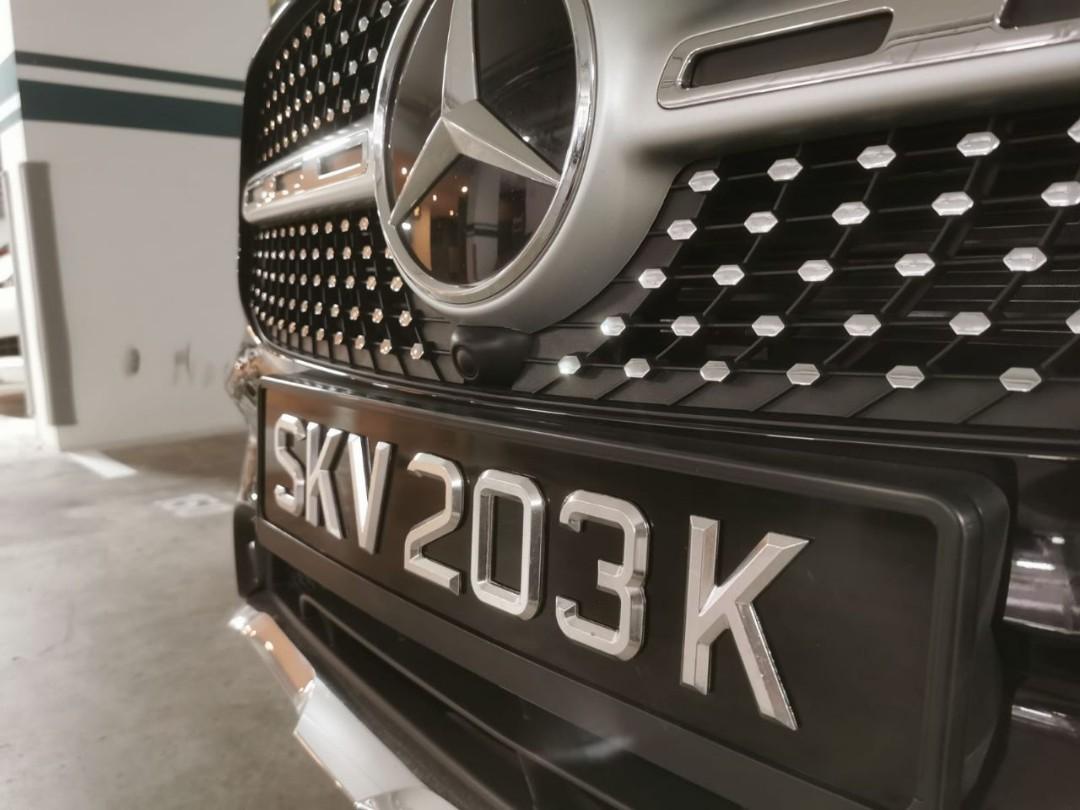 3D Chrome Car License Plate, Car Accessories, Car Plates on Carousell